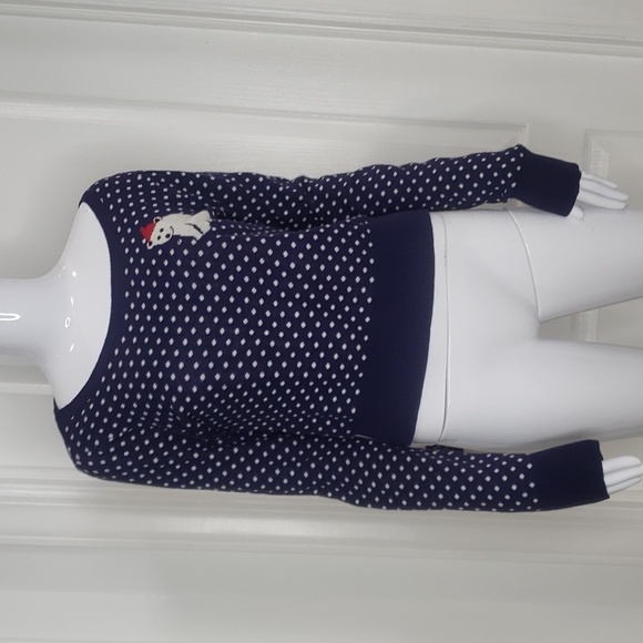 dELiA*s | Sweaters | Delias Vintage Y2k Early 200s Blue White Polka Dot ...